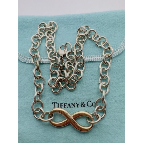Tiffany & Co. | Jewelry | Tiffany Co Infinity Necklace Rubedo Chunky ...